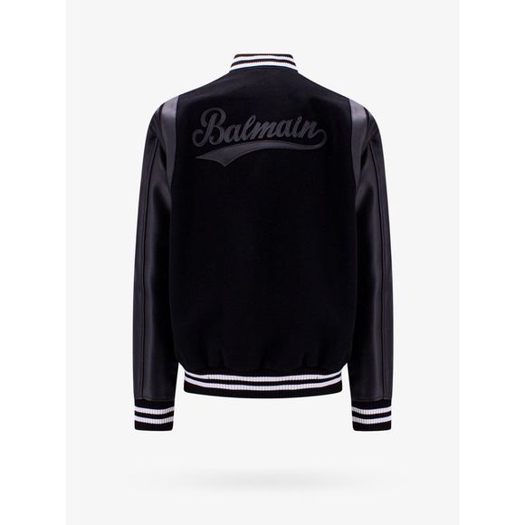 Balmain | Jackets & Coats | Balmain Man Teddy Wool Jacket With ...